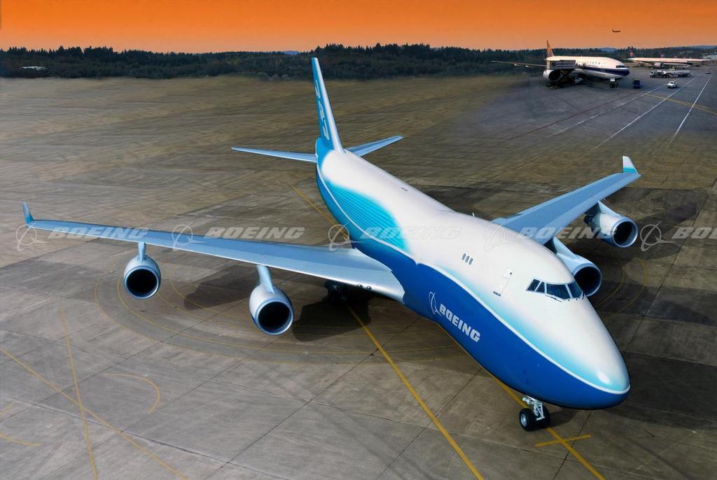 Boeing Images - 747-400F in New Boeing Livery on Tarmac