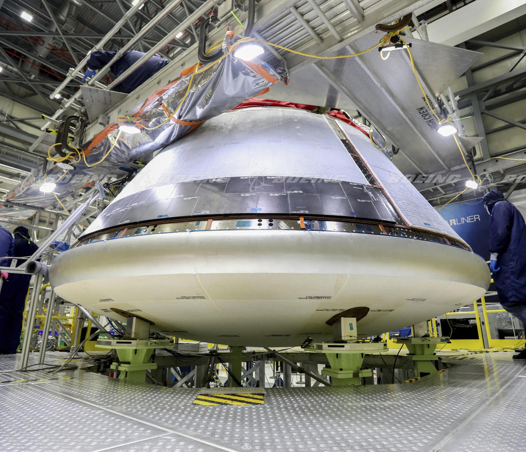Boeing Images - The reusable Orbital Flight Test-2 crew module