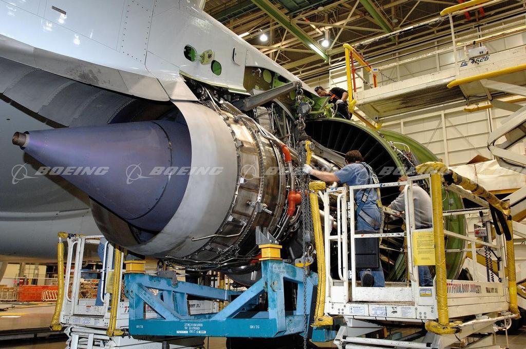 Boeing Images - The Largest Engine in Aviation, the GE90-115B is ...