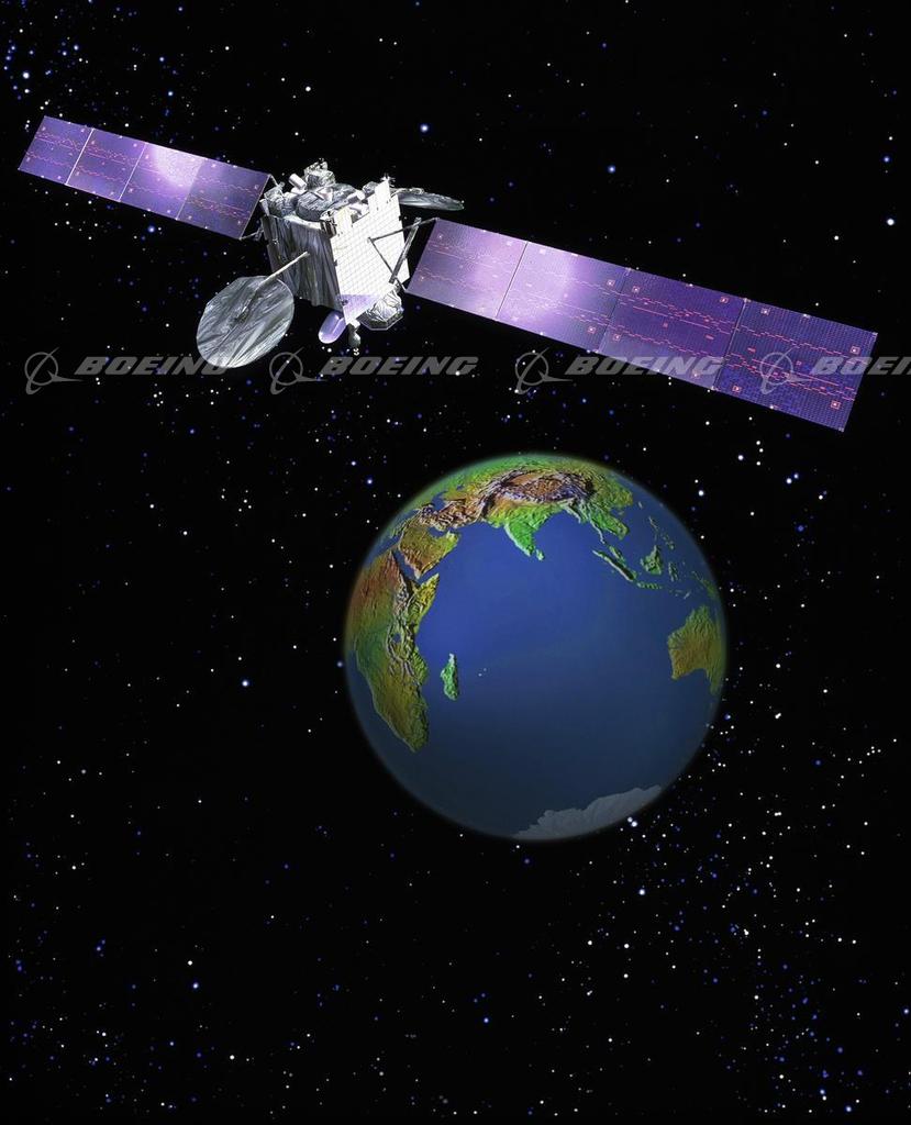 Boeing Images - PAS-10, Boeing 601HP Satellite in Orbit