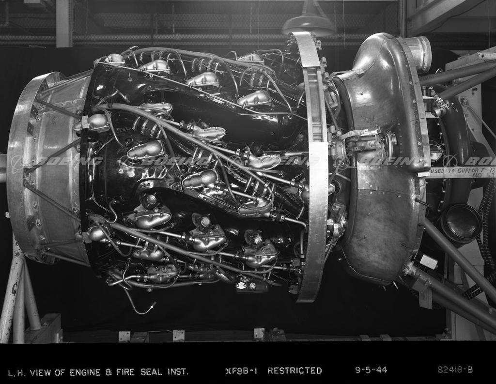 Boeing Images - Engine for XF8B-1 Prototype
