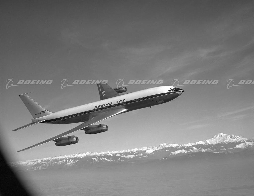 Boeing Images - Boeing 707-120B in Flight
