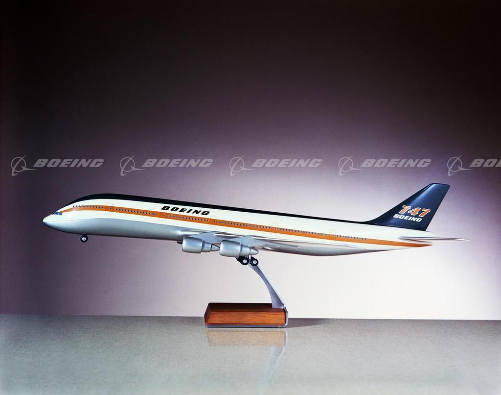 Boeing Images - Early 747 Concept Model