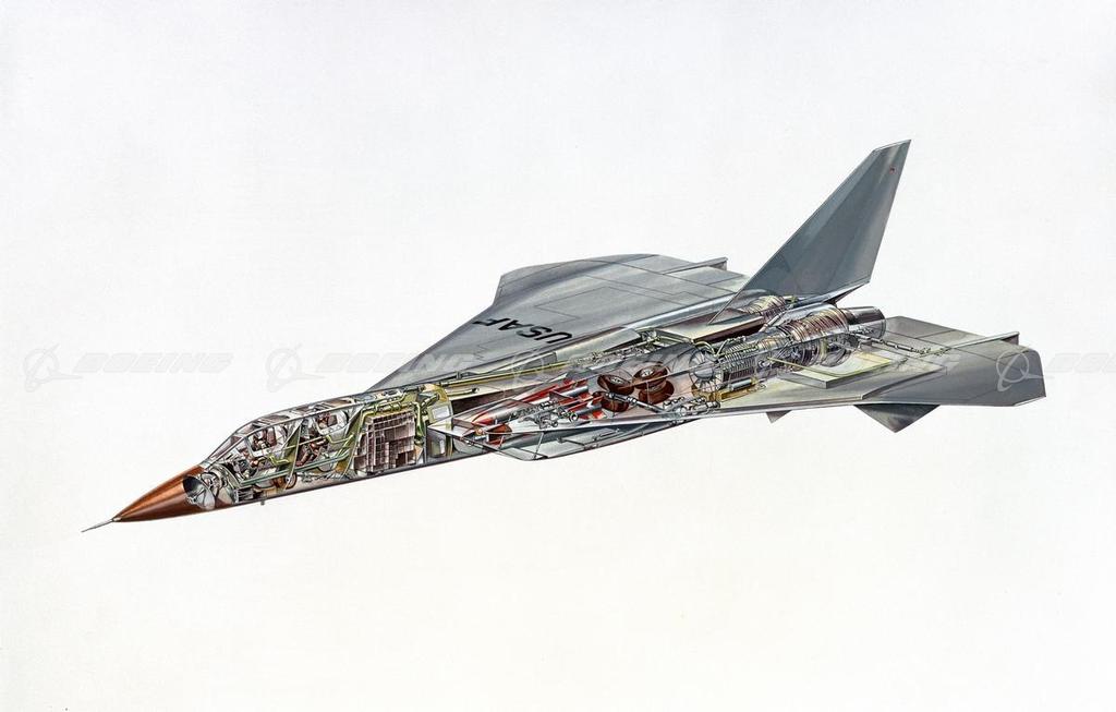 Boeing Images - F-108 Rapier Conceptual Design Cutaway