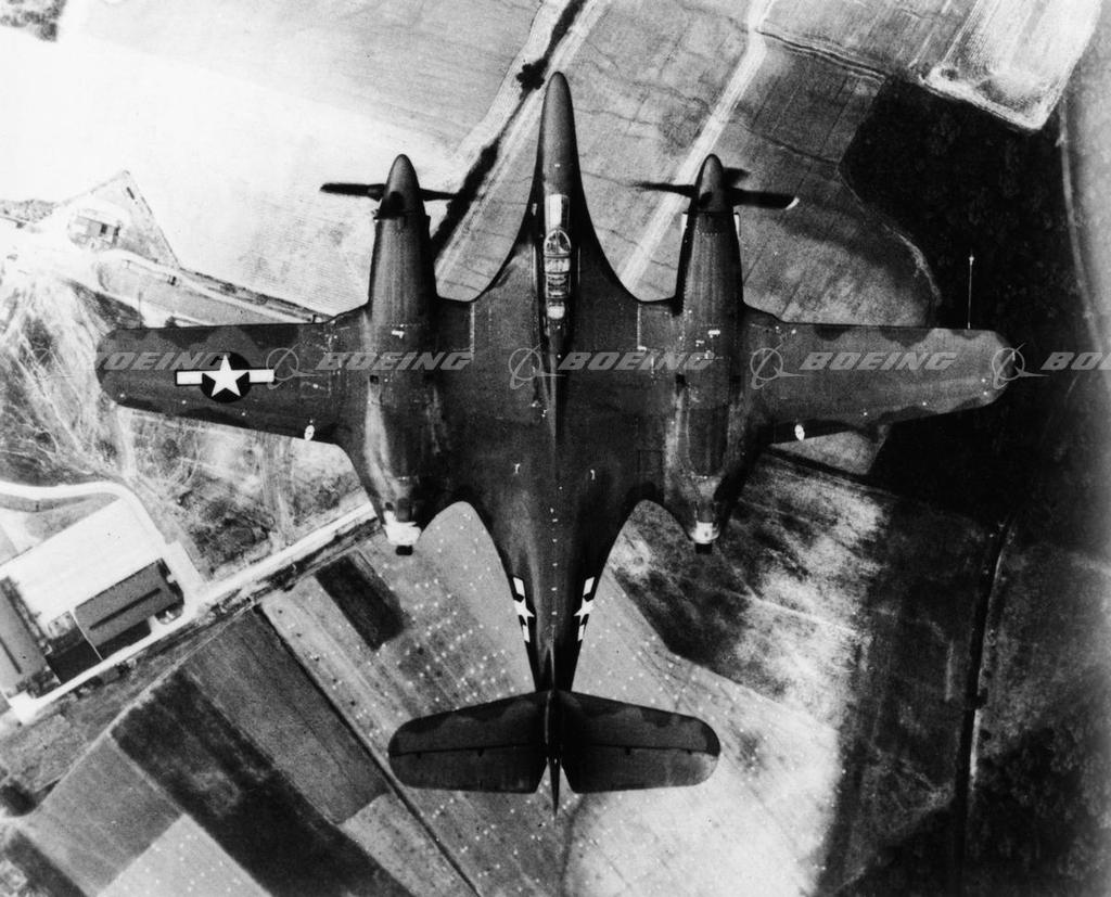 Boeing Images - McDonnell XP-67 Bat in Flight