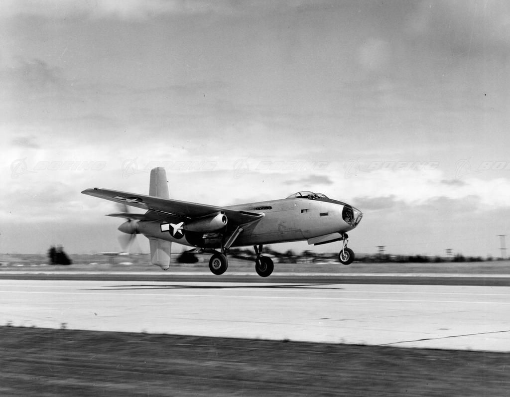 Boeing Images - XB-42 Mixmaster Takes Off