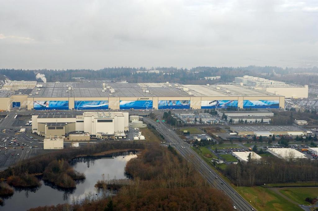Boeing Images - Boeing's Everett Assembly Plant