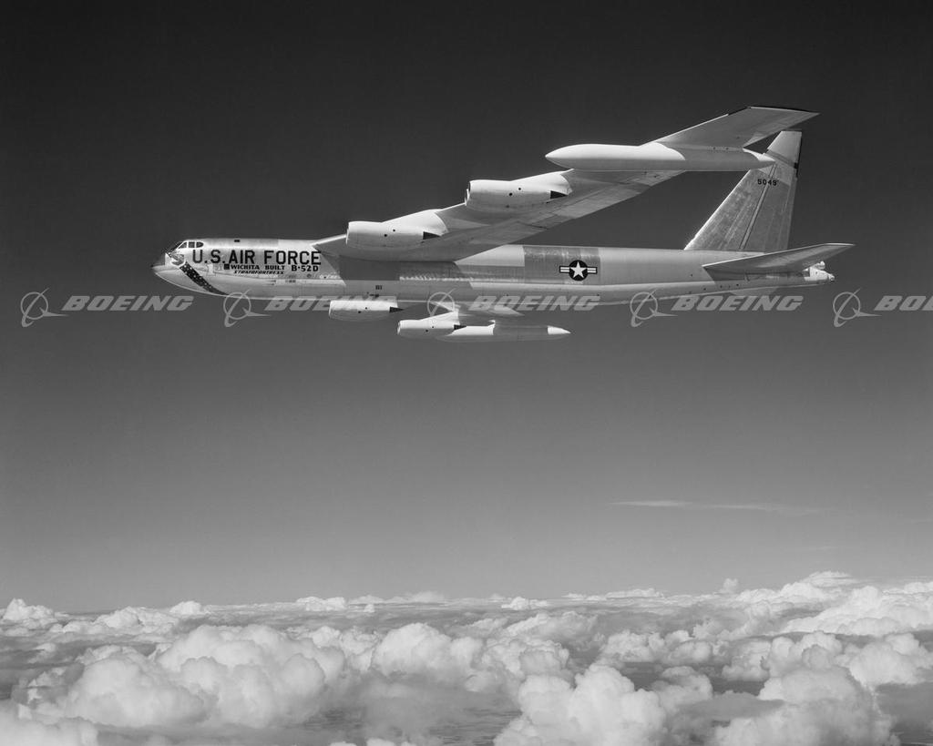 Boeing Images - First AF Flight of Wichita-Built B-52 Stratofortress