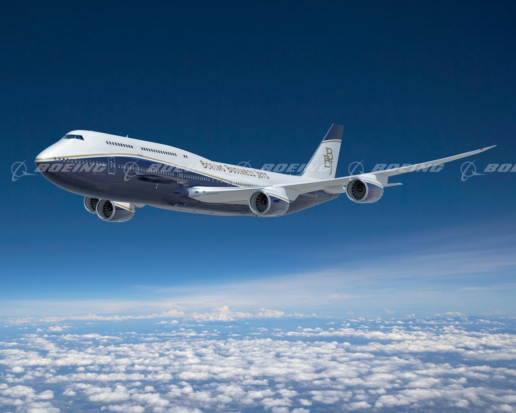Boeing Images - BBJ 747-8 In Flight