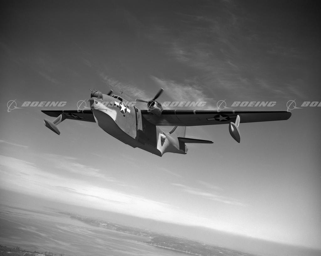 Boeing Images - The XPBB-1 in Flight