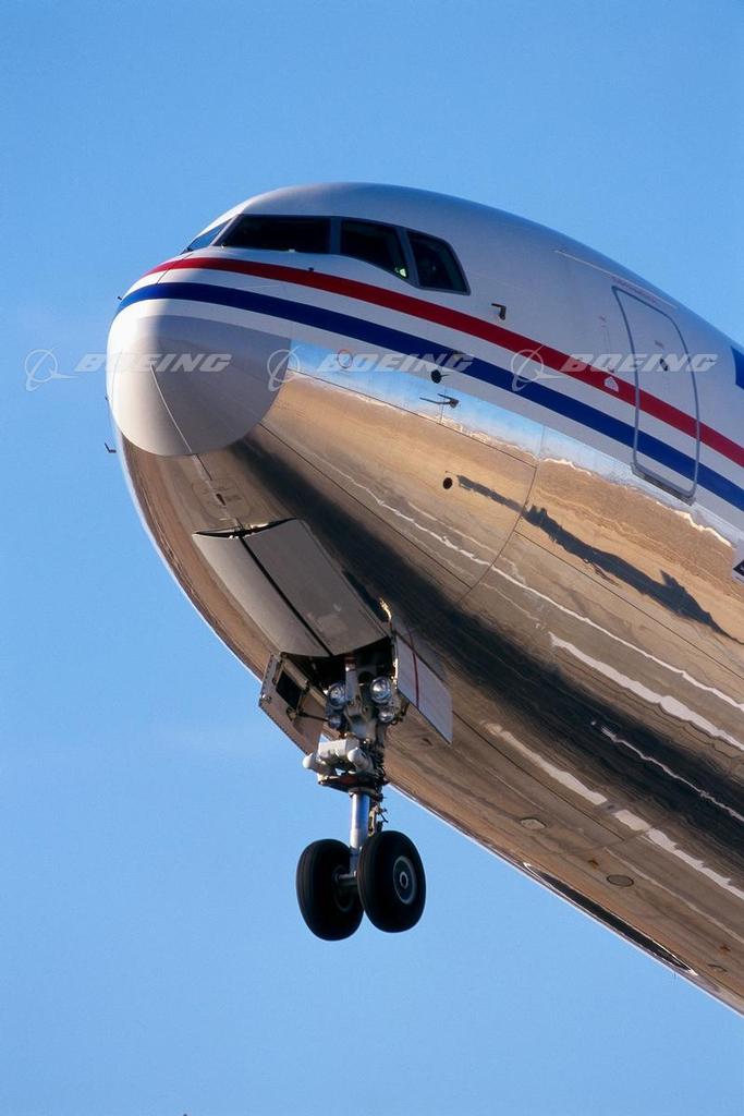 Boeing Images - 767-400ER Nose on Takeoff