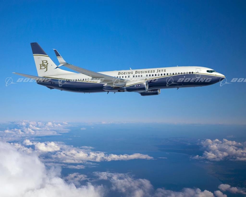 Boeing Images - Boeing BBJ 2 Over Coastline