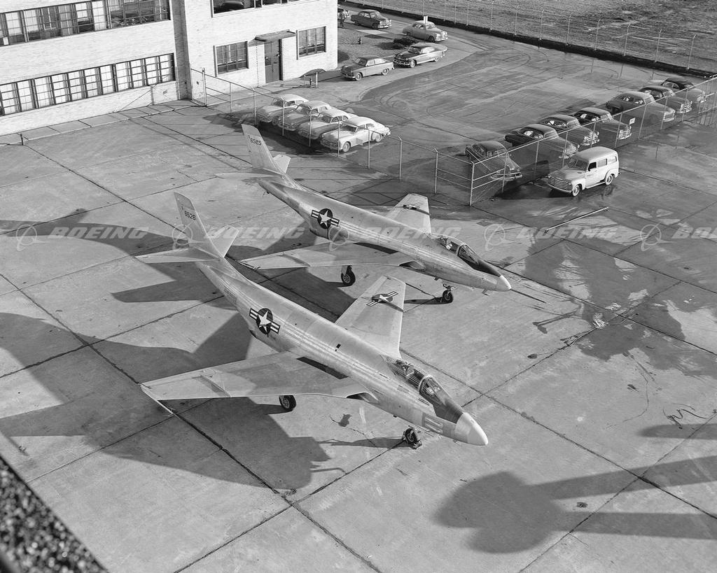 Boeing Images - XF-88 Voodoo with Cannon-Equipped XF-88A Voodoo on St ...