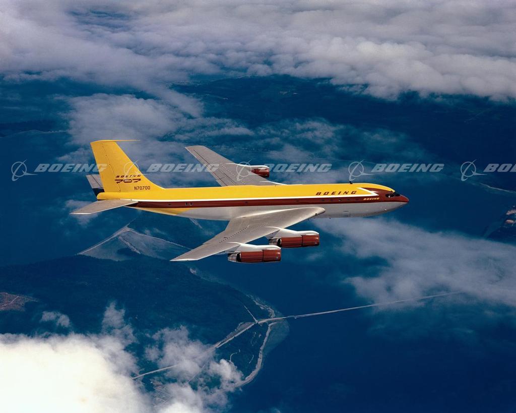Boeing Images - Dash 80 in Flight