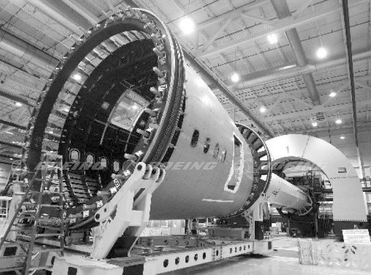 Boeing Images - 787 Section 47 in Tooling