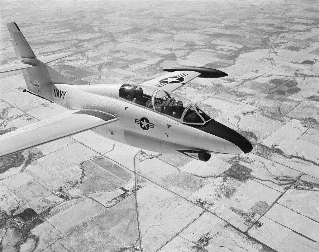Boeing Images - A T2J-1 Buckeye Trainer in Flight