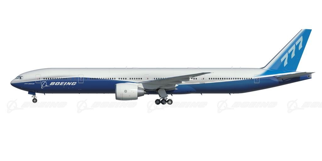 Boeing Images - 777-300ER Illustration in Boeing Livery