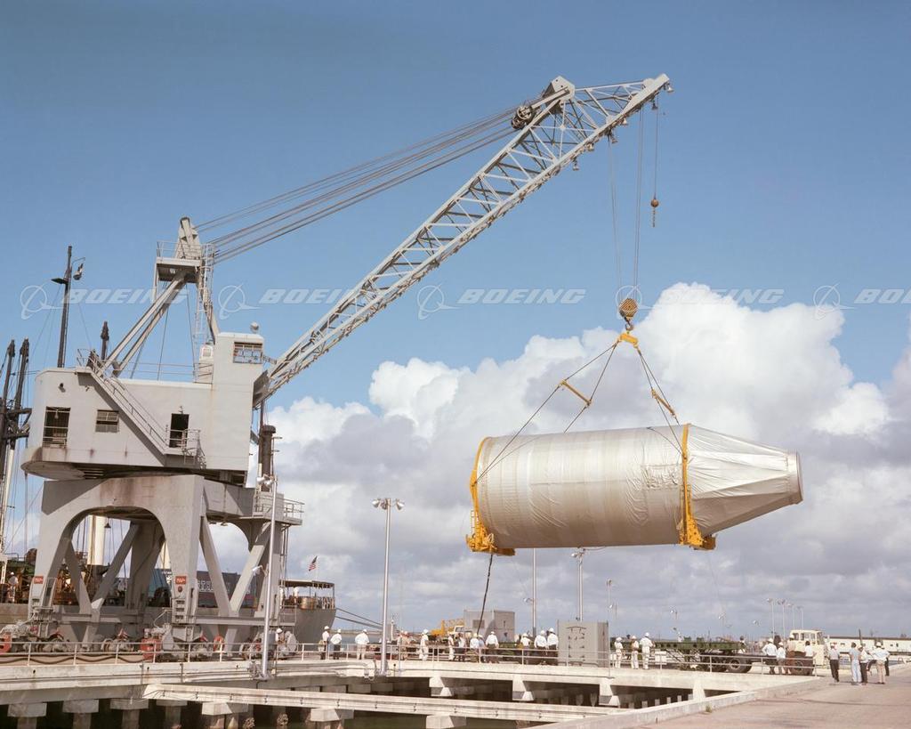 Boeing Images - Transporting Saturn S-IVB Third Stage