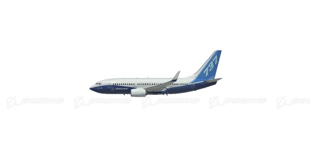 Boeing Images - 737-700 Standard View Illustration
