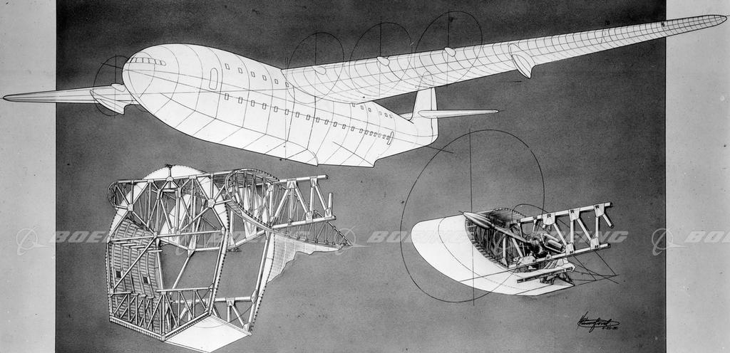 Boeing Images - Boeing Model 326 Structures Illustration