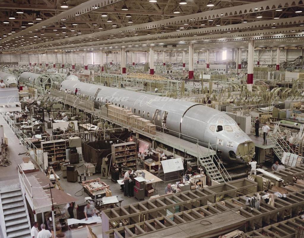 Boeing Images - DC-8 Manufacturing