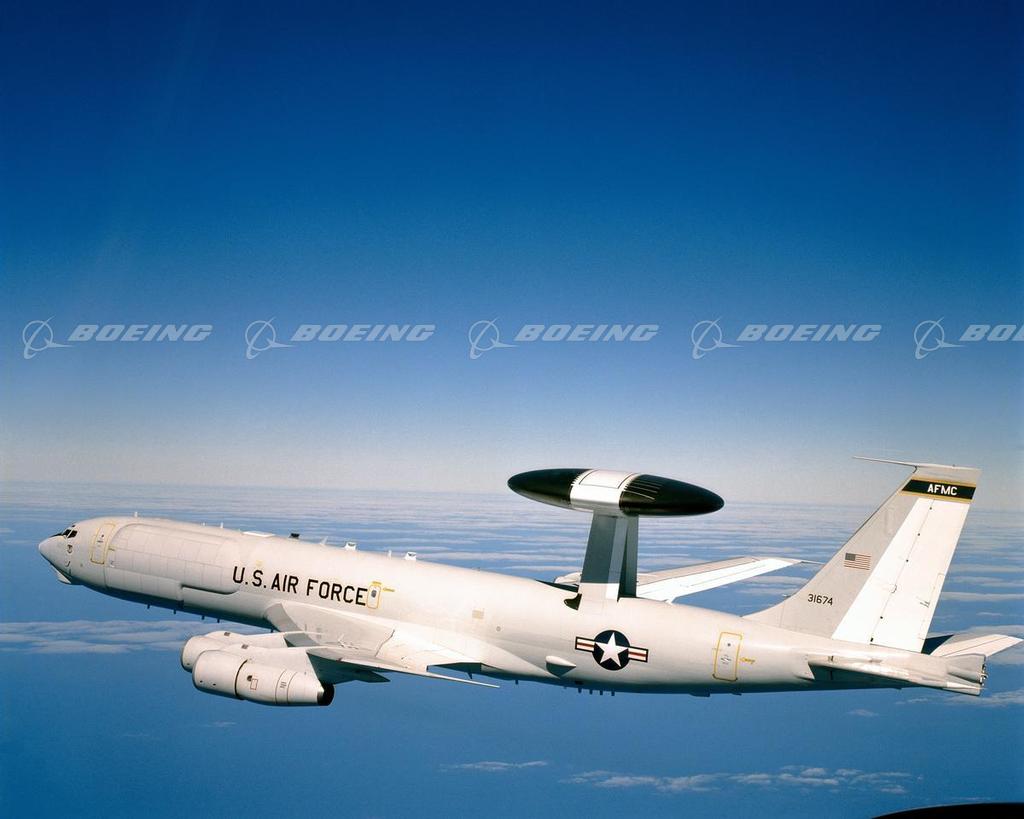 Boeing Images - USAF AWACS in Flight