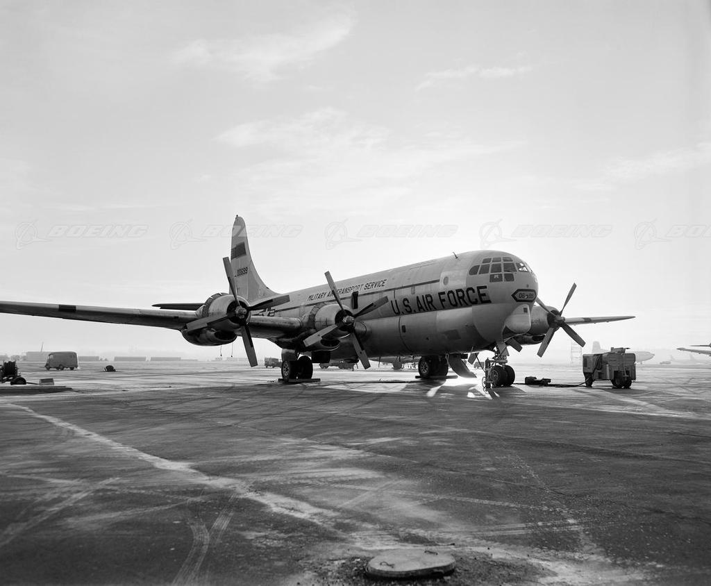 Boeing Images - C-97C Stratofreighter at Sunset