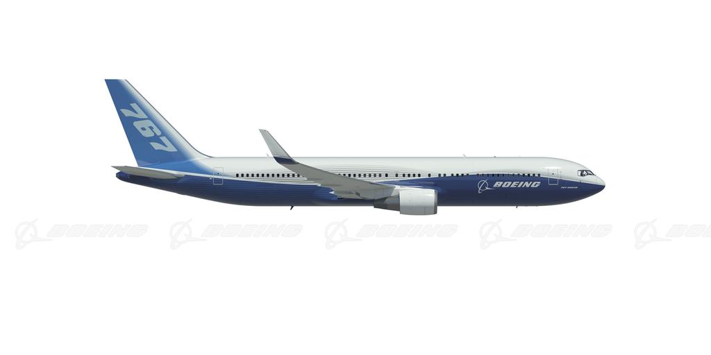 Boeing Images - 767-300ER Standard View Illustration