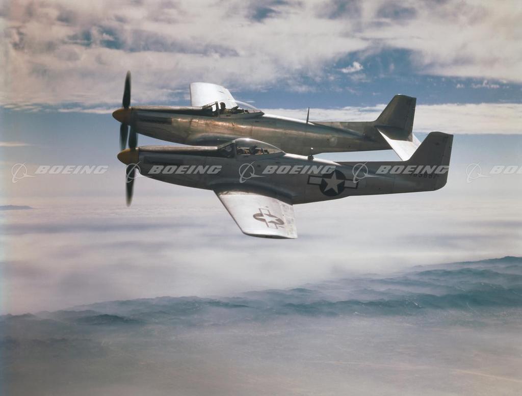 Boeing Images - P-82 Twin Mustang in Flight
