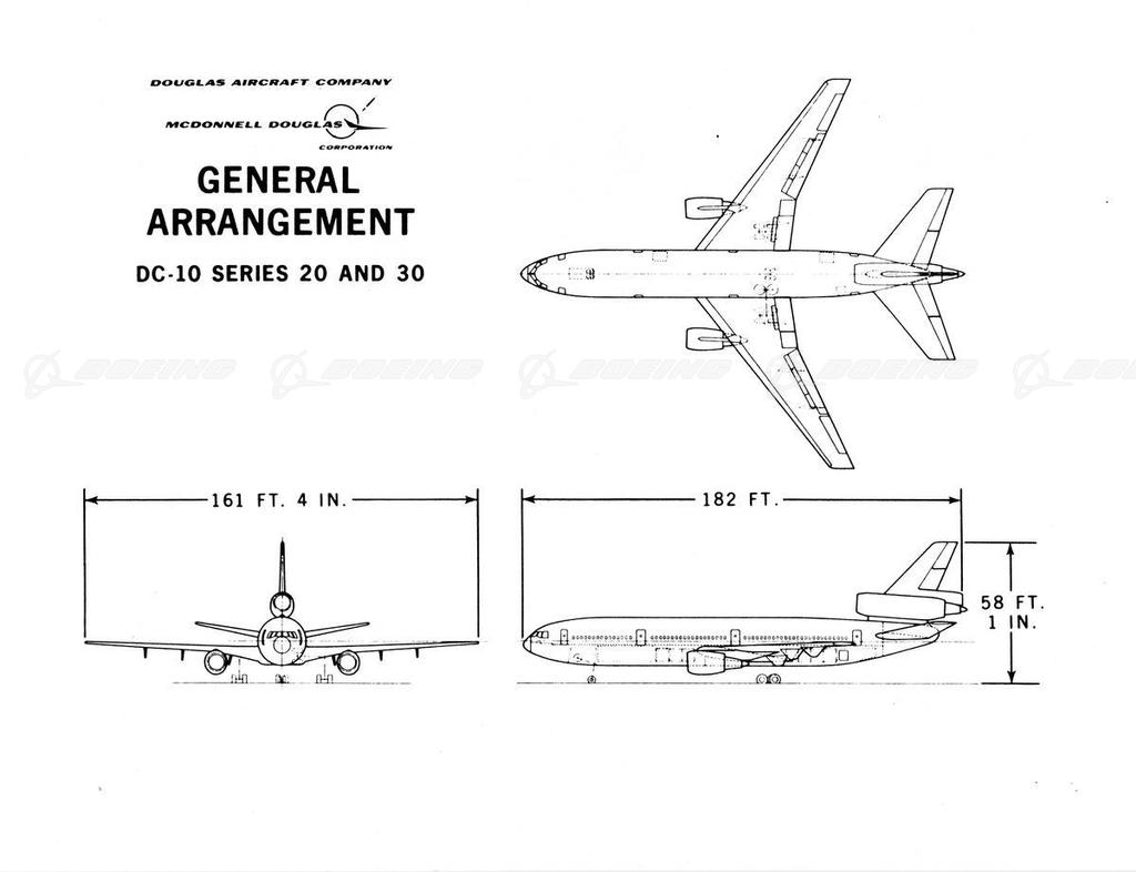 Boeing Images - DC-10_3-View