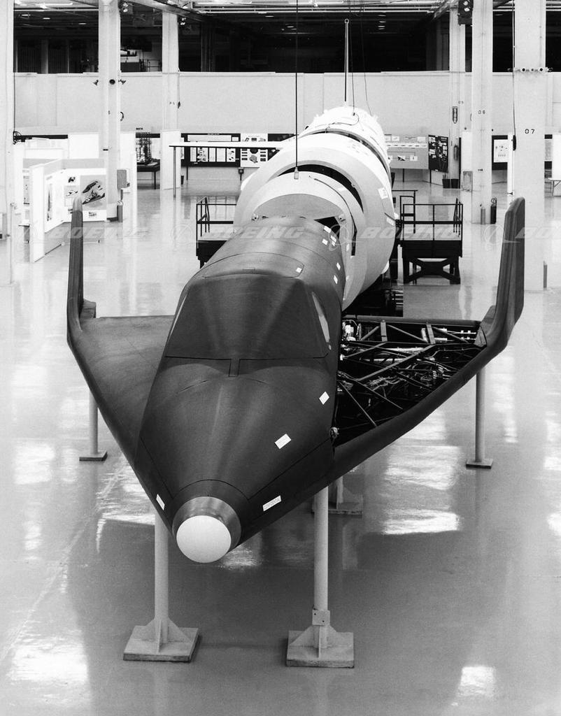 Boeing Images - Boeing X-20 Dyna-Soar with Wing Skin Removed