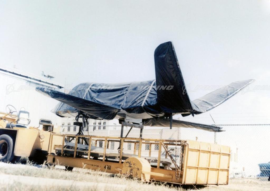 Boeing Images - Boeing Model 853-21 Quiet Bird on Trailer