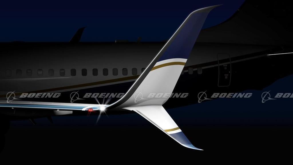 Boeing Images - BBJ Split Scimitar Winglet