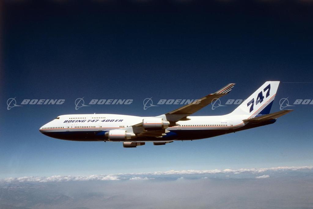 Boeing Images - 747-400ER on its First Flight