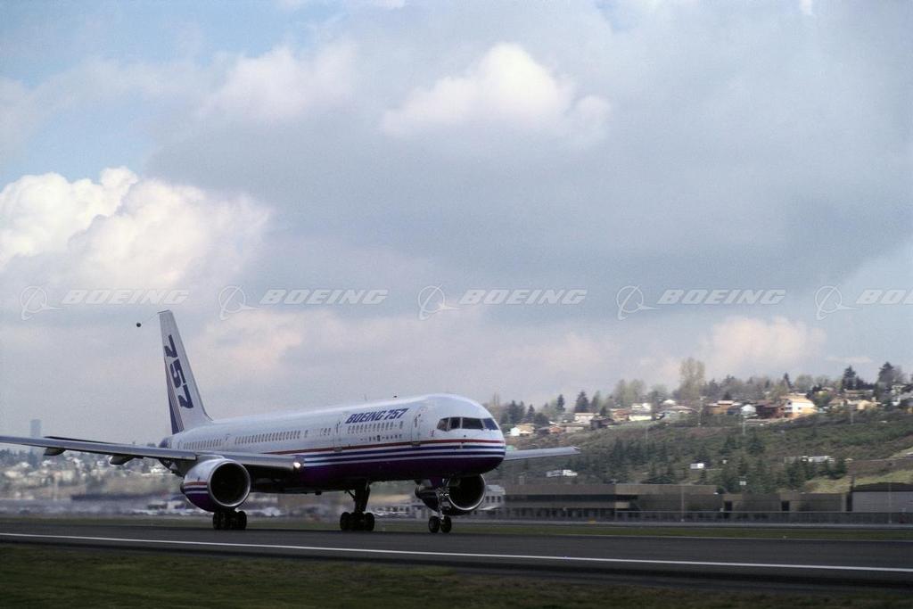 Boeing Images - The First 757-200 on Runway