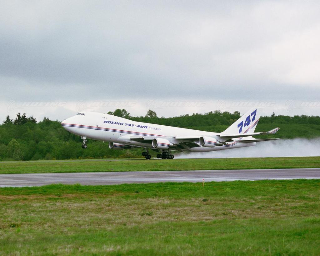 Boeing Images - 747-400 Freighter Takeoff