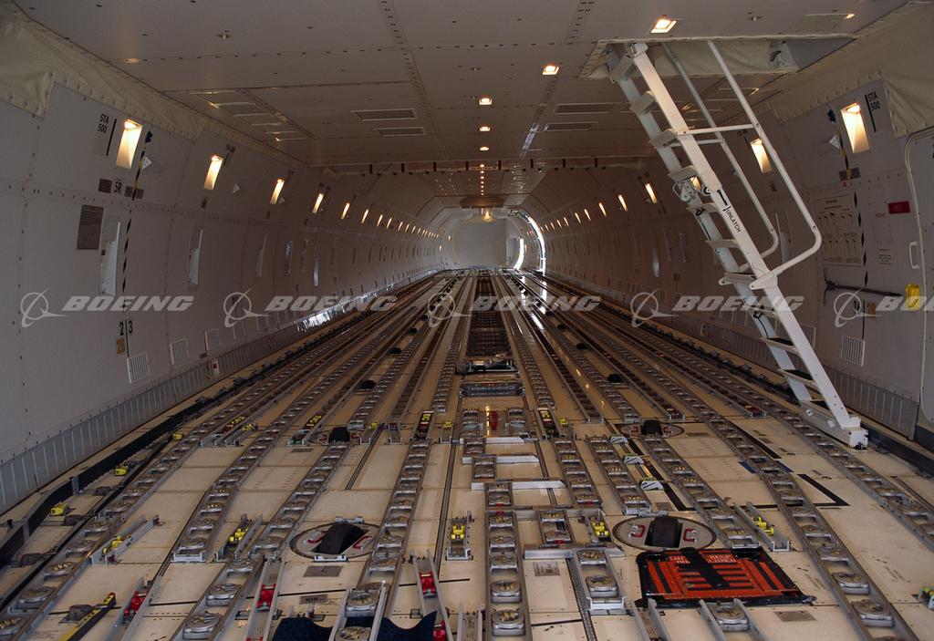 Boeing Images - 747-400F Freighter Cargo Bay