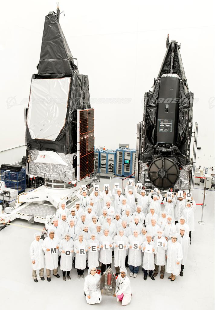 Boeing Images - MEXSAT G1 and G2 Team Photo