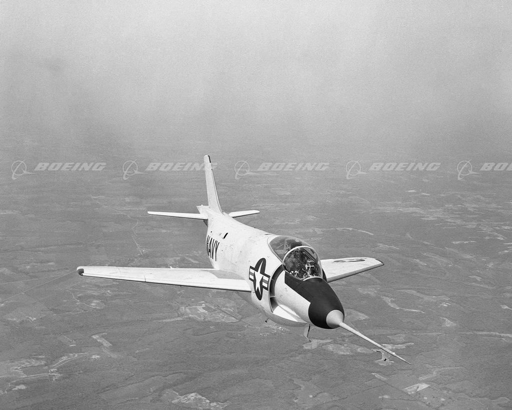 Boeing Images - Early F3H-2N Demon with Long Test Probe