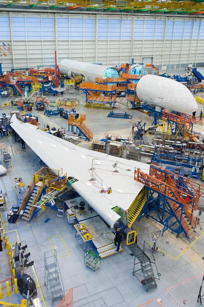 Boeing Images - Boeing 787-10 in Assembly at Boeing South Carolina