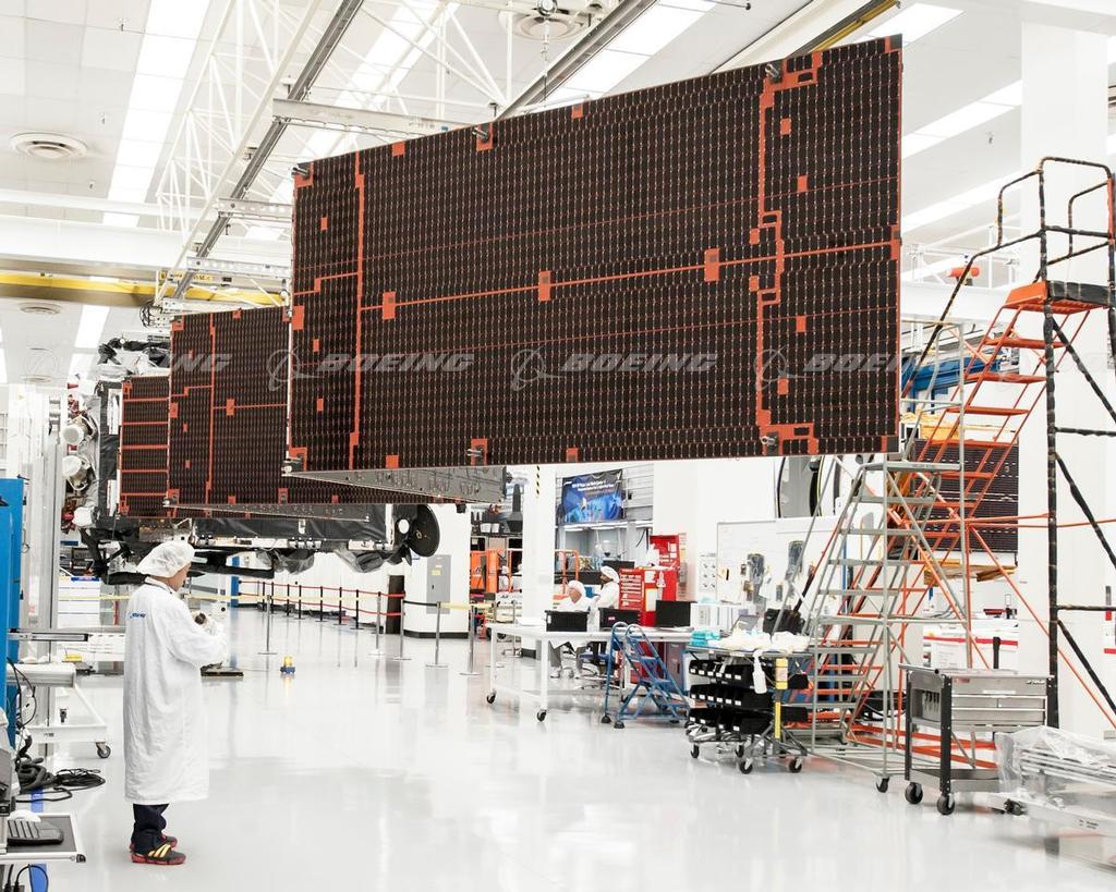 Boeing Images - INMARSAT F2 South Solar Wing Deployement and ...