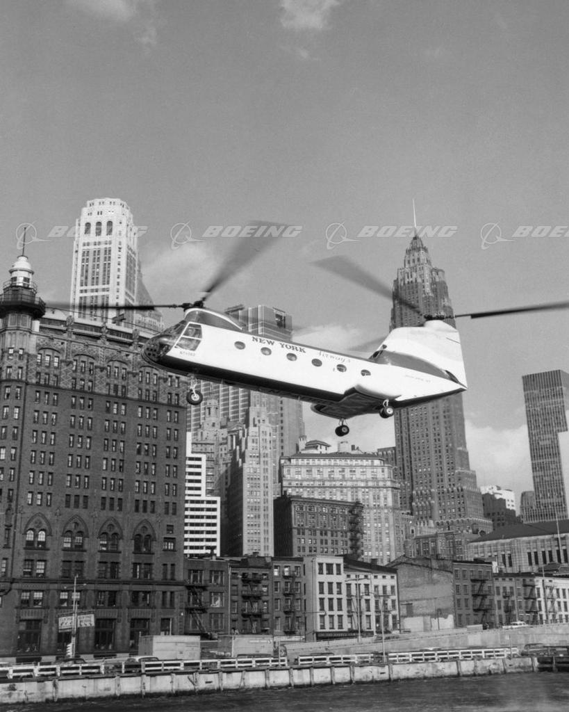 Boeing Images - Vertol 107 in New York City