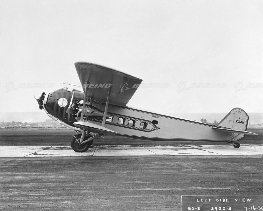 Boeing Images - Model 80B Transport on Ground