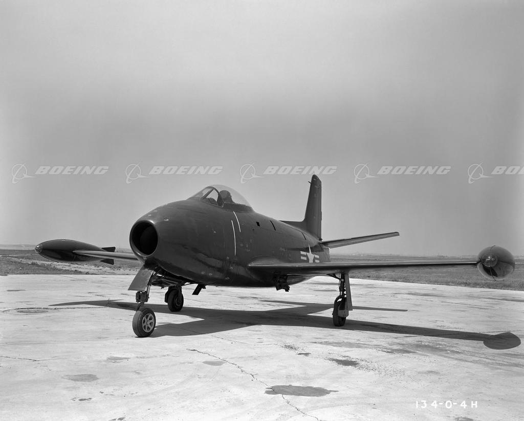 Boeing Images - XFJ-1 Fury on Tarmac