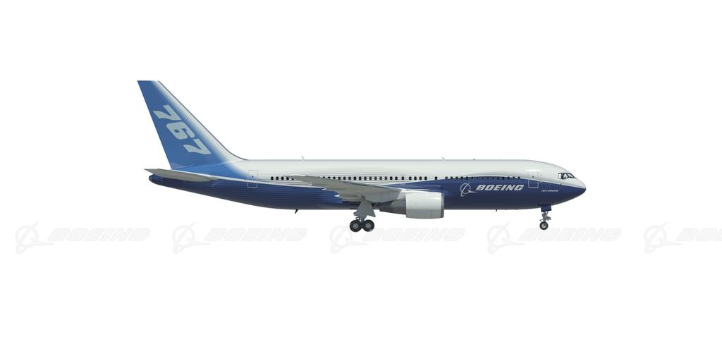 Boeing Images - 767-200ER Standard View Illustration