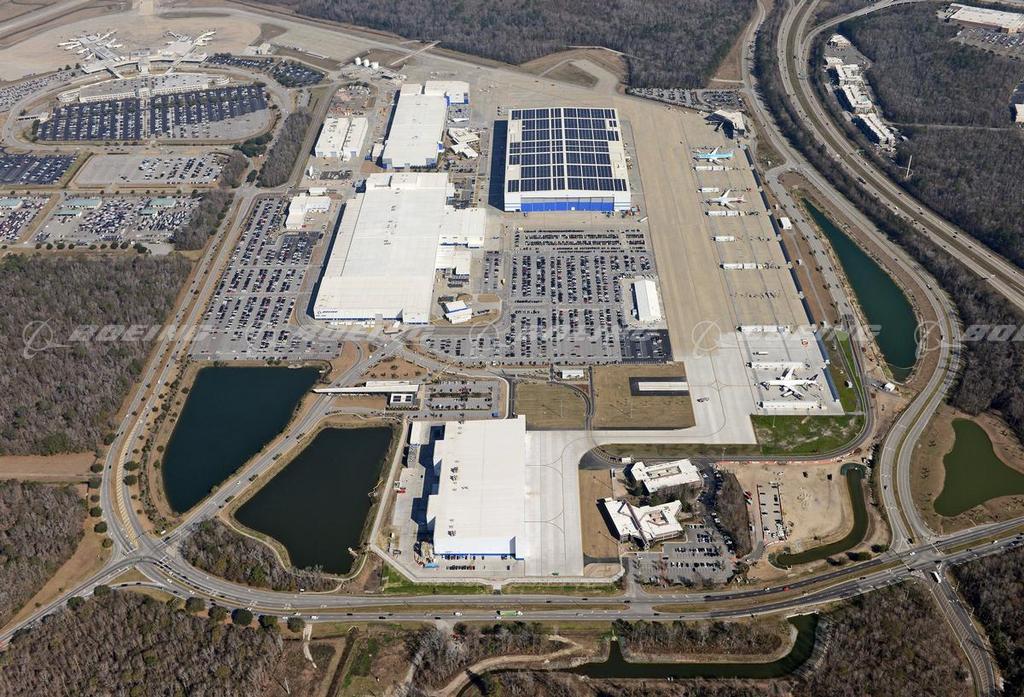 Boeing Images - Airport Campus Aerial on February 25, 2017
