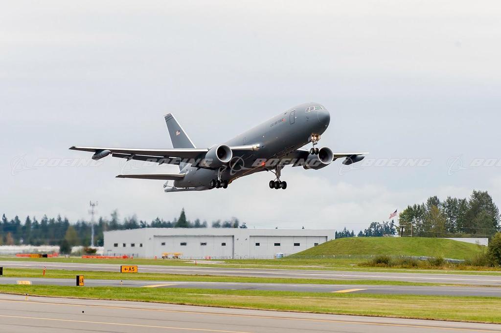 Boeing Images - Boeing KC-46A Pegasus Tanker Takes Off on its First Flight
