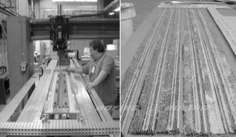 Boeing Images - Stitch Stringers at Bulb and Fold for Flanges