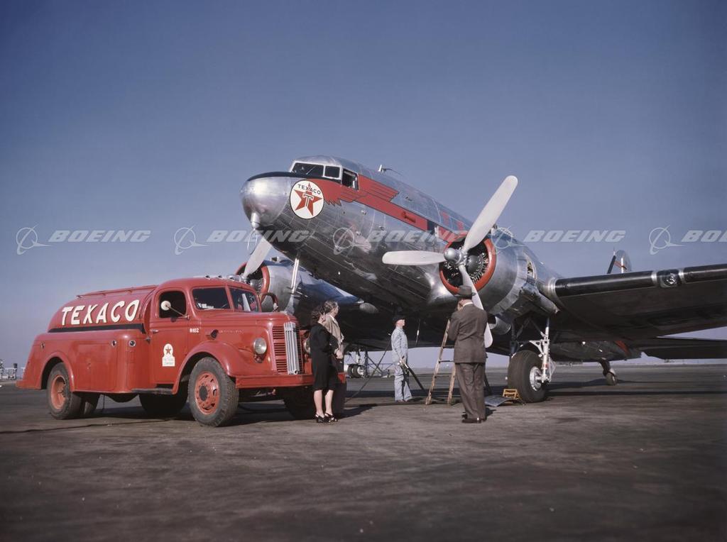 Boeing Images - DC-3 Refueling