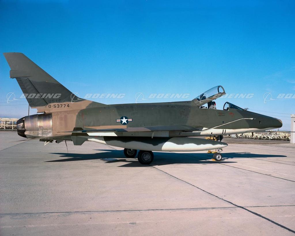 Boeing Images - F-100D Super Sabre in Camouflage